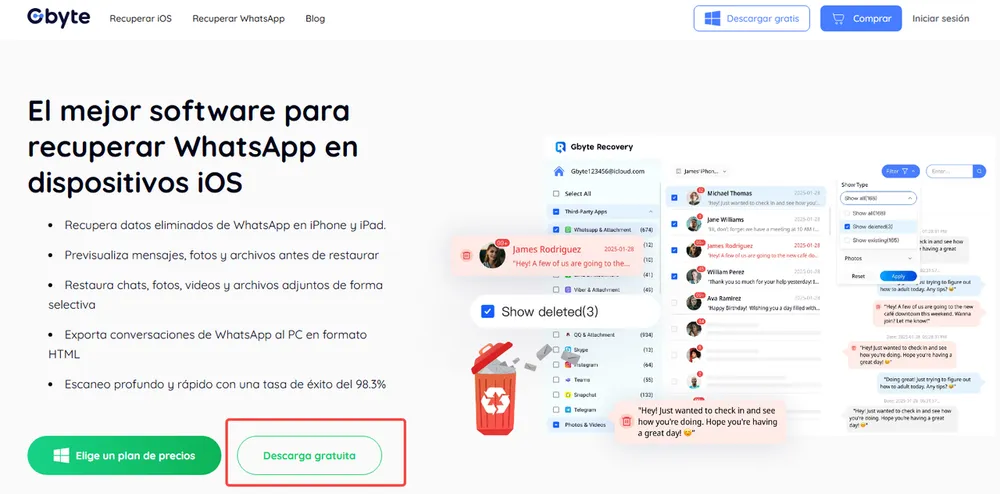 ¿Cómo puedo recuperar un chat eliminado de WhatsApp sin desinstalarlo?