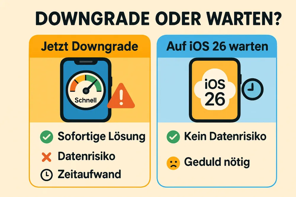 iOS Update rückgängig machen – iPhone Downgrade leicht erklärt (2026)