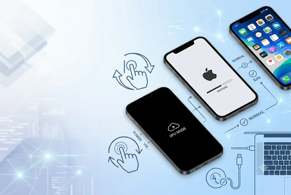 DFU Mode vs Recovery Mode (2026): Key Differences & Guide